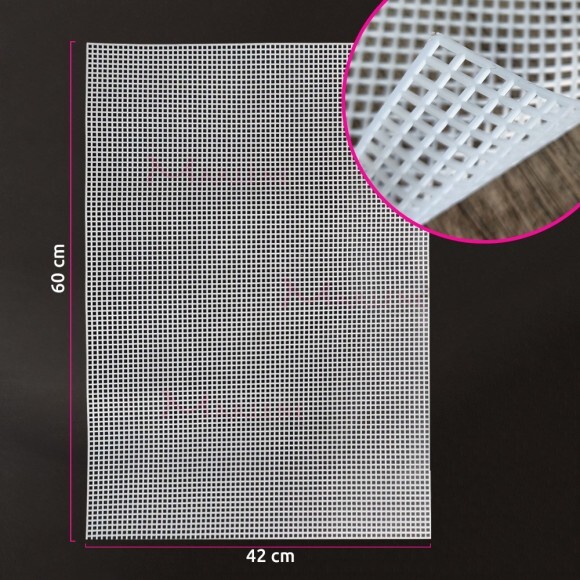 Malha chenille para bolsa 42x60cm retangular (Tela plástica)